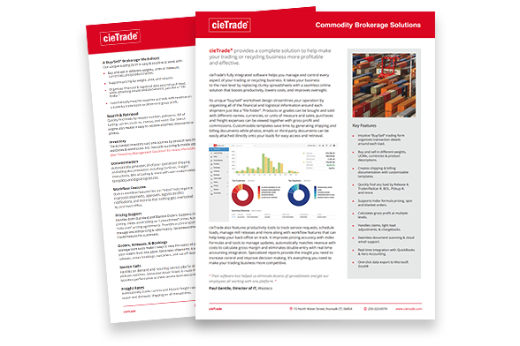 Download Brochure- Commodity Brokerage | cieTrade