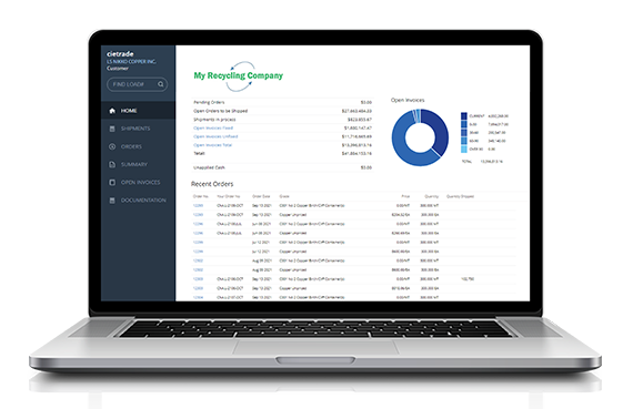 Customer Self-Service Portal | cieTrade