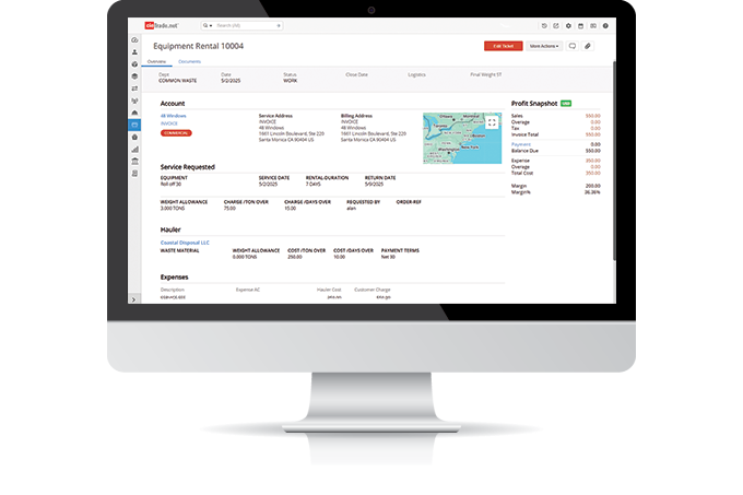 Dumpster Rental Software | cieTrade